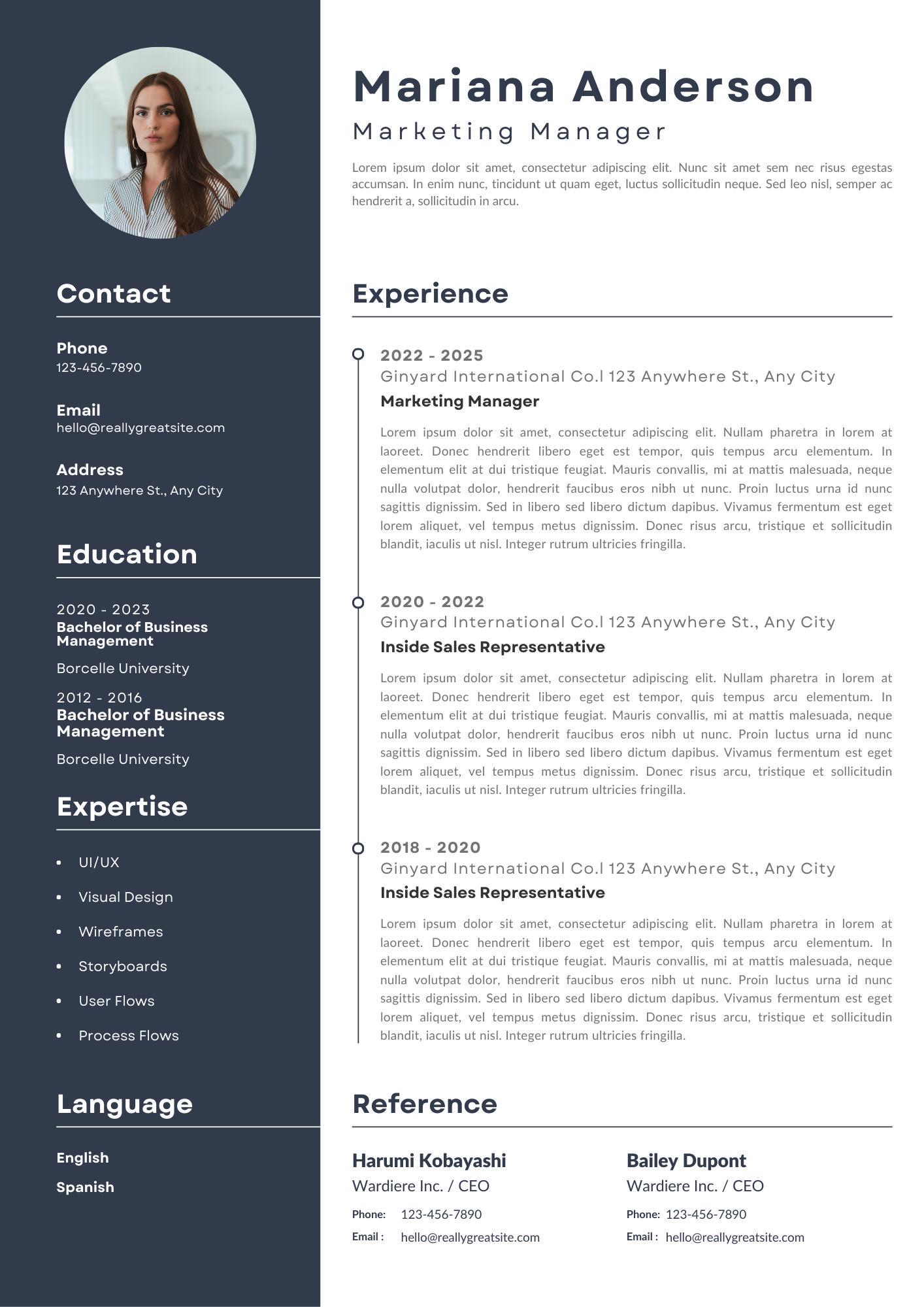 Editable Resume Template Bundle: Academic, Acting & German CV (digital ...