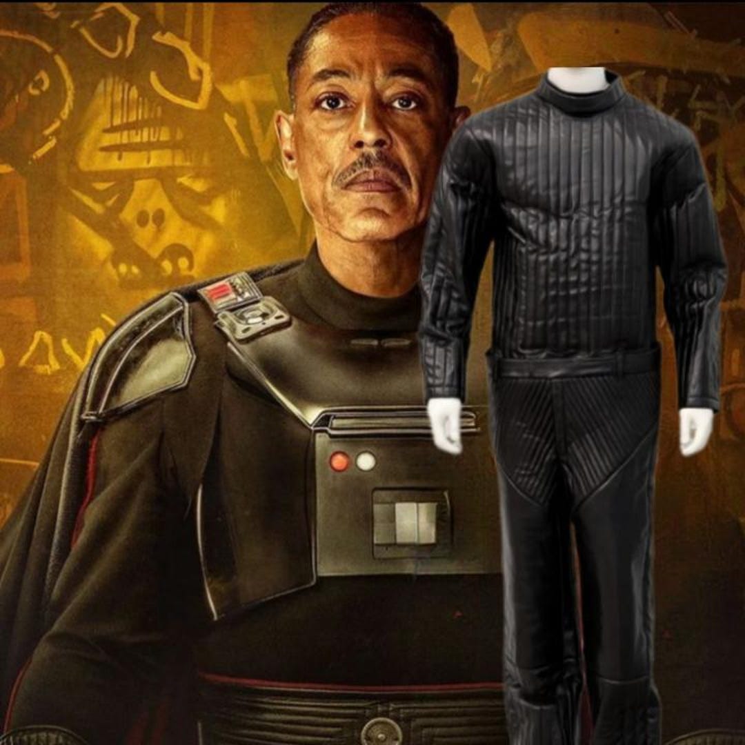 Star Wars the Mandalorian Moff Gideon Halloween Cosplay Costume Men's ...