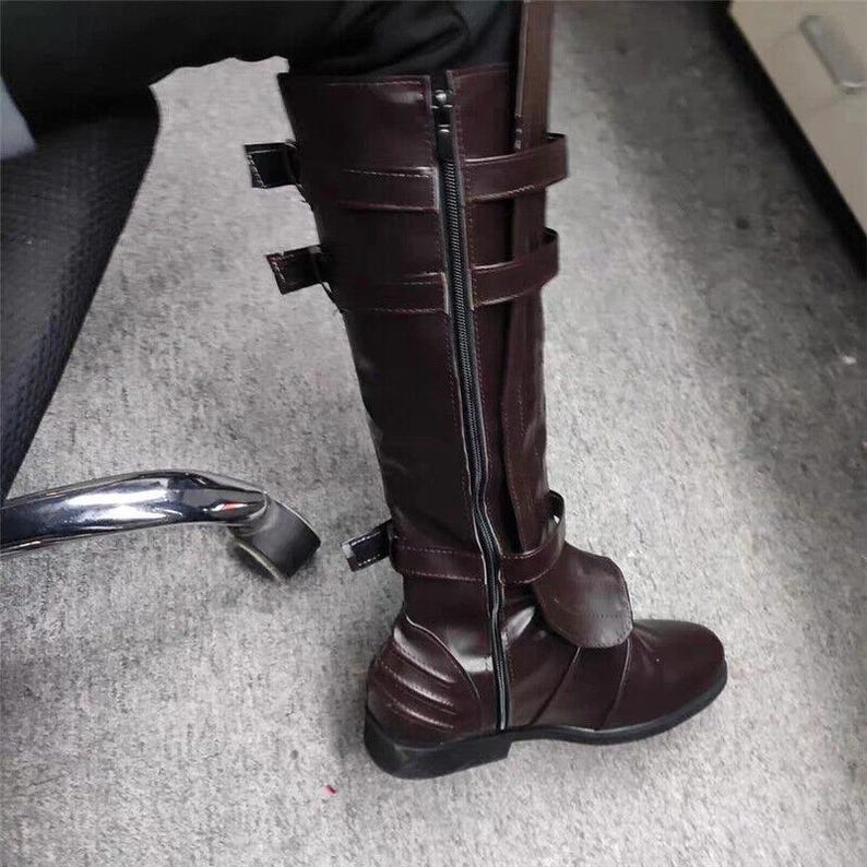 Anakin Skywalker Halloween Costume Footwear Boot Star Wars Darth Vader ...