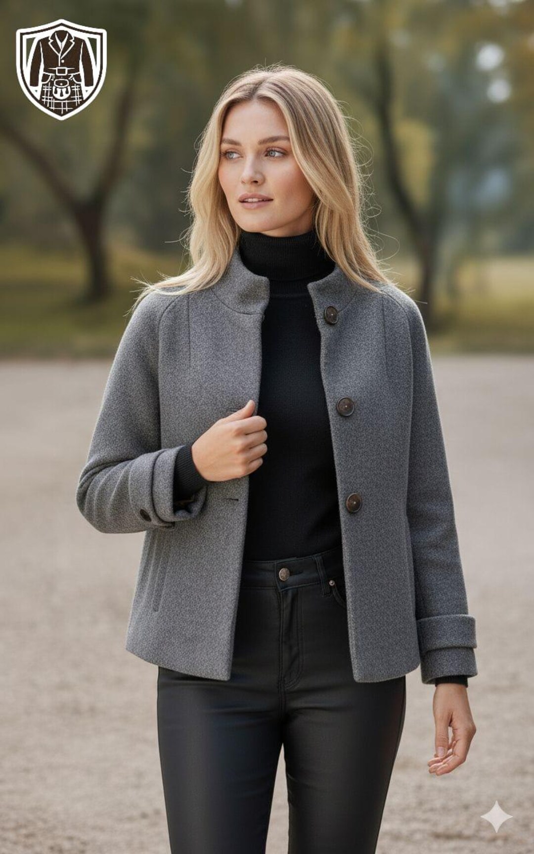 Ladies Tweed Charlotte Coat | Wool Winter Coat for Women | Classic ...