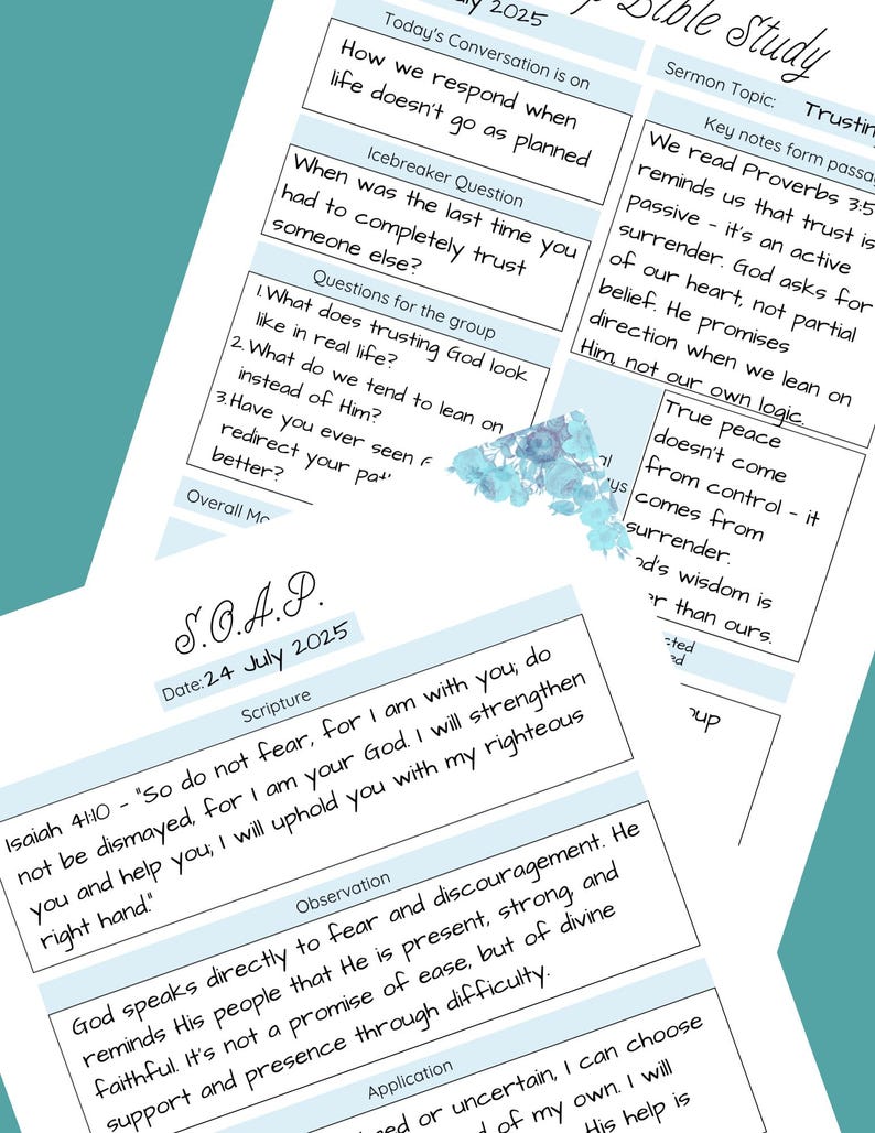 The Most Inspiring Prayer Journal, Printable Bible Study Journal, 60 ...