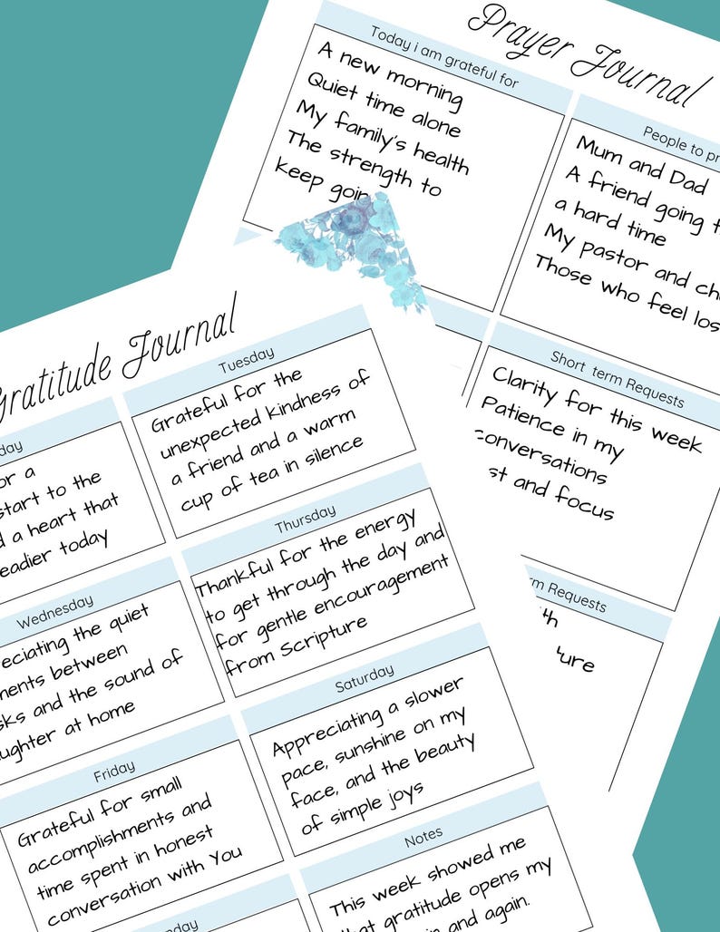 Inspiring Prayer Journal, Bible Study, Gratitude, Faith Planner (60 ...