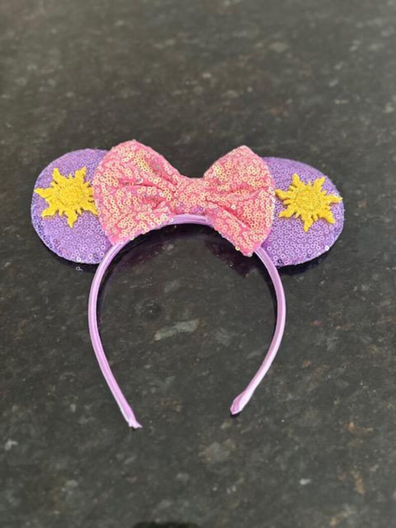 RAPUNZEL MICKEY EARS - Etsy