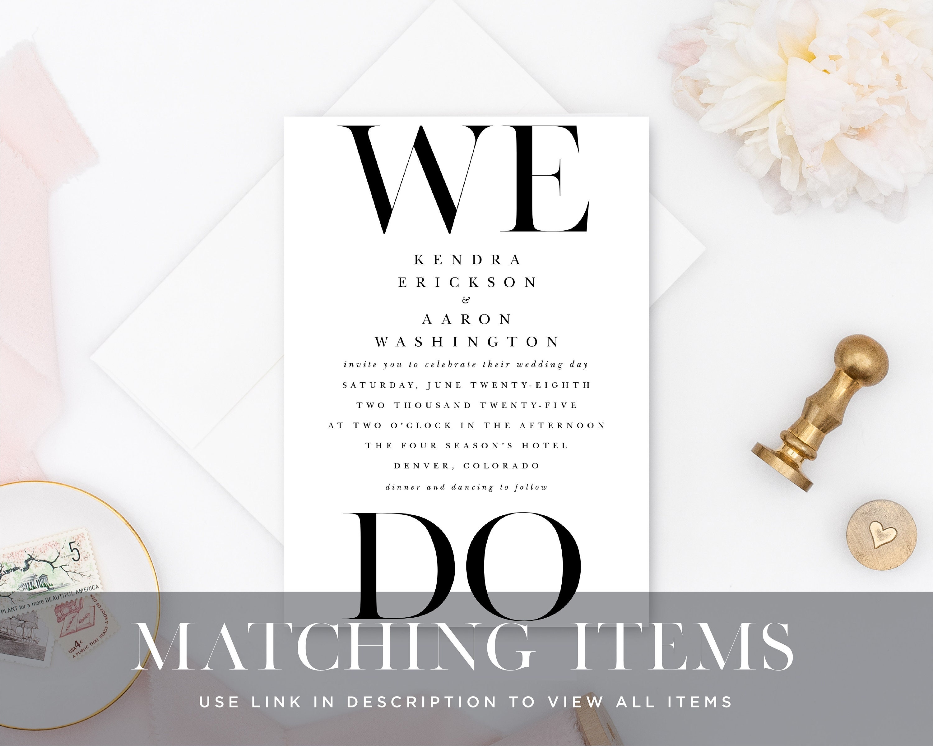 Printable Wedding Folded Program Template Folded Wedding | Etsy