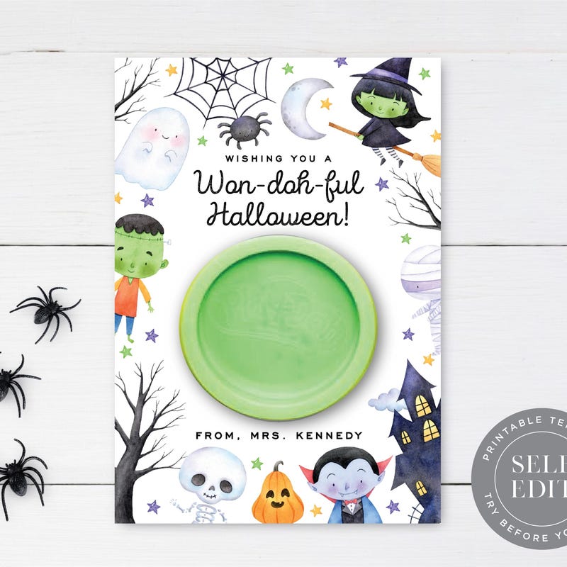 Play Doh Card - Etsy