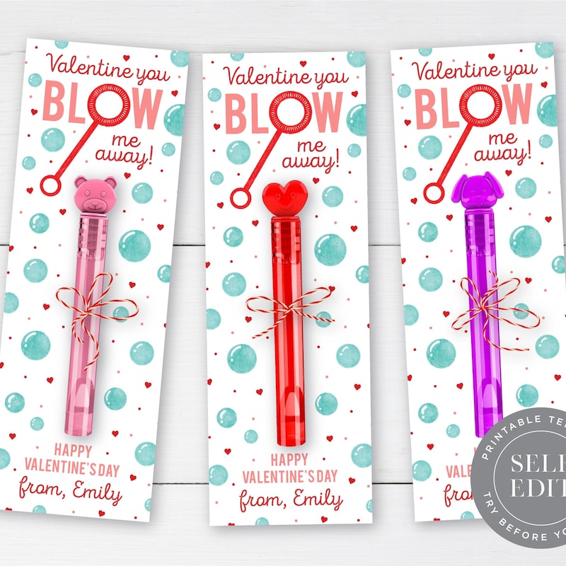 Bubble Valentine Cricut - Etsy