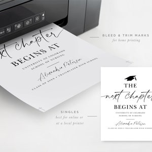 Graduation Next Chapter Sign Template, Graduation the Next Chapter ...