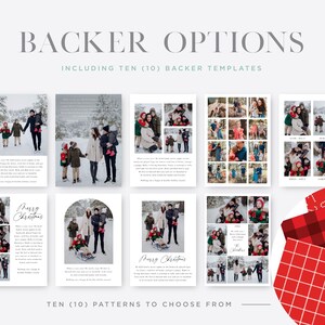 Year in Review Christmas Photo Card Template, Merry Christmas Photo ...