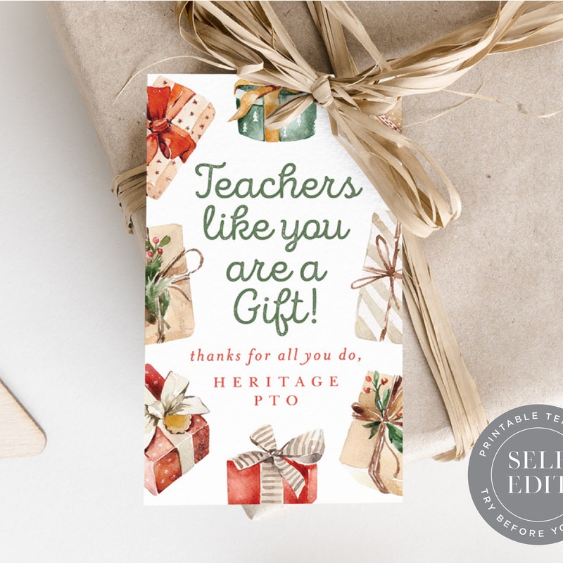 Teacher Gift Tags - 60+ Gift Ideas for 2025