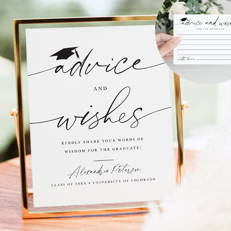 Graduation Advice Cards - Etsy
