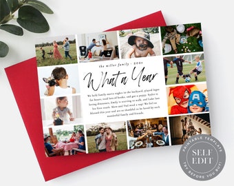 Year in Review Card - Etsy