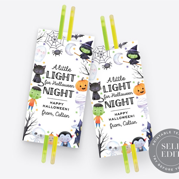 A Little Light for Halloween Night - Etsy