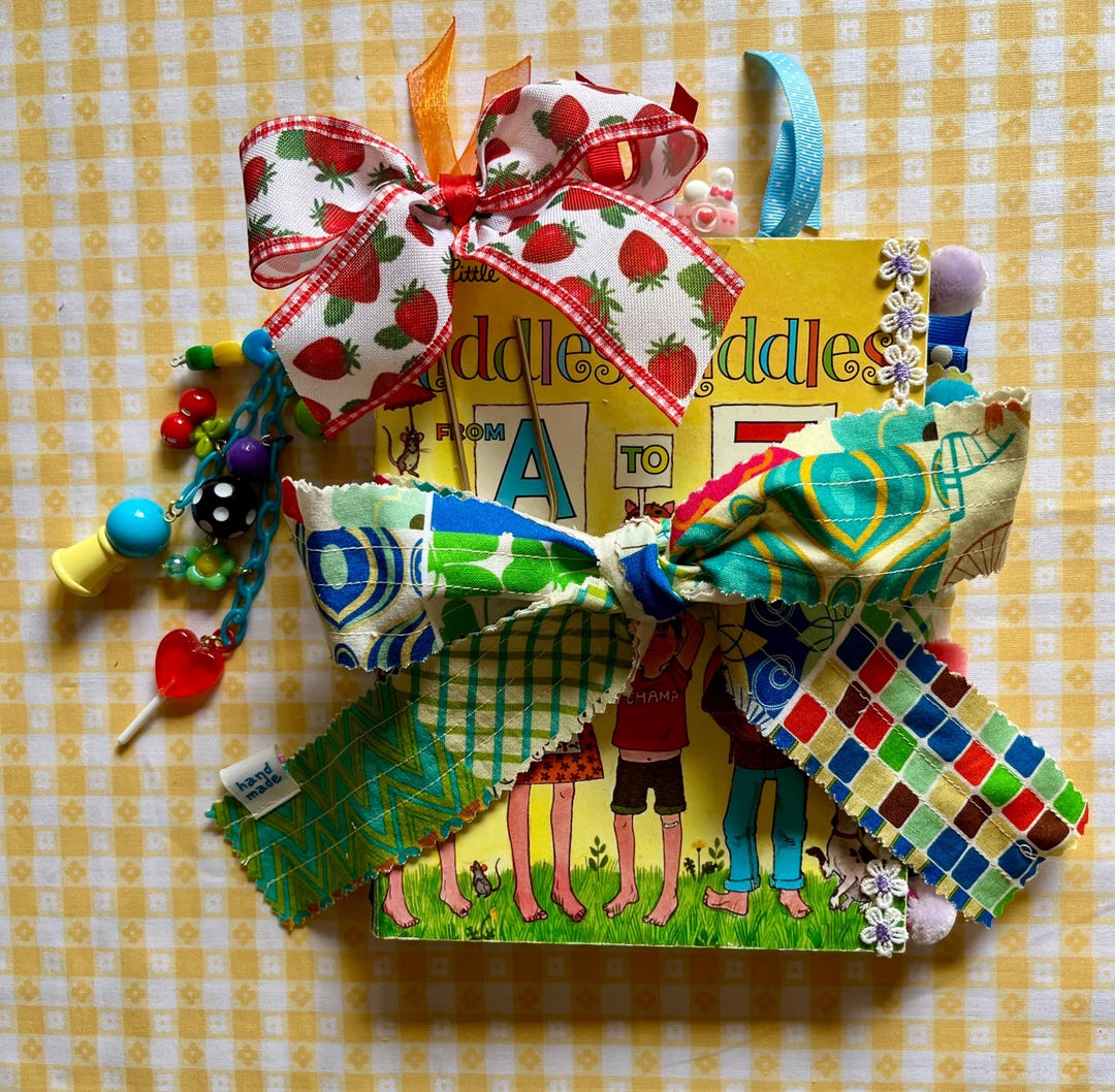 Little Golden Book ‘riddles, Riddles, A to Z’ Altered Page Junk Journal ...