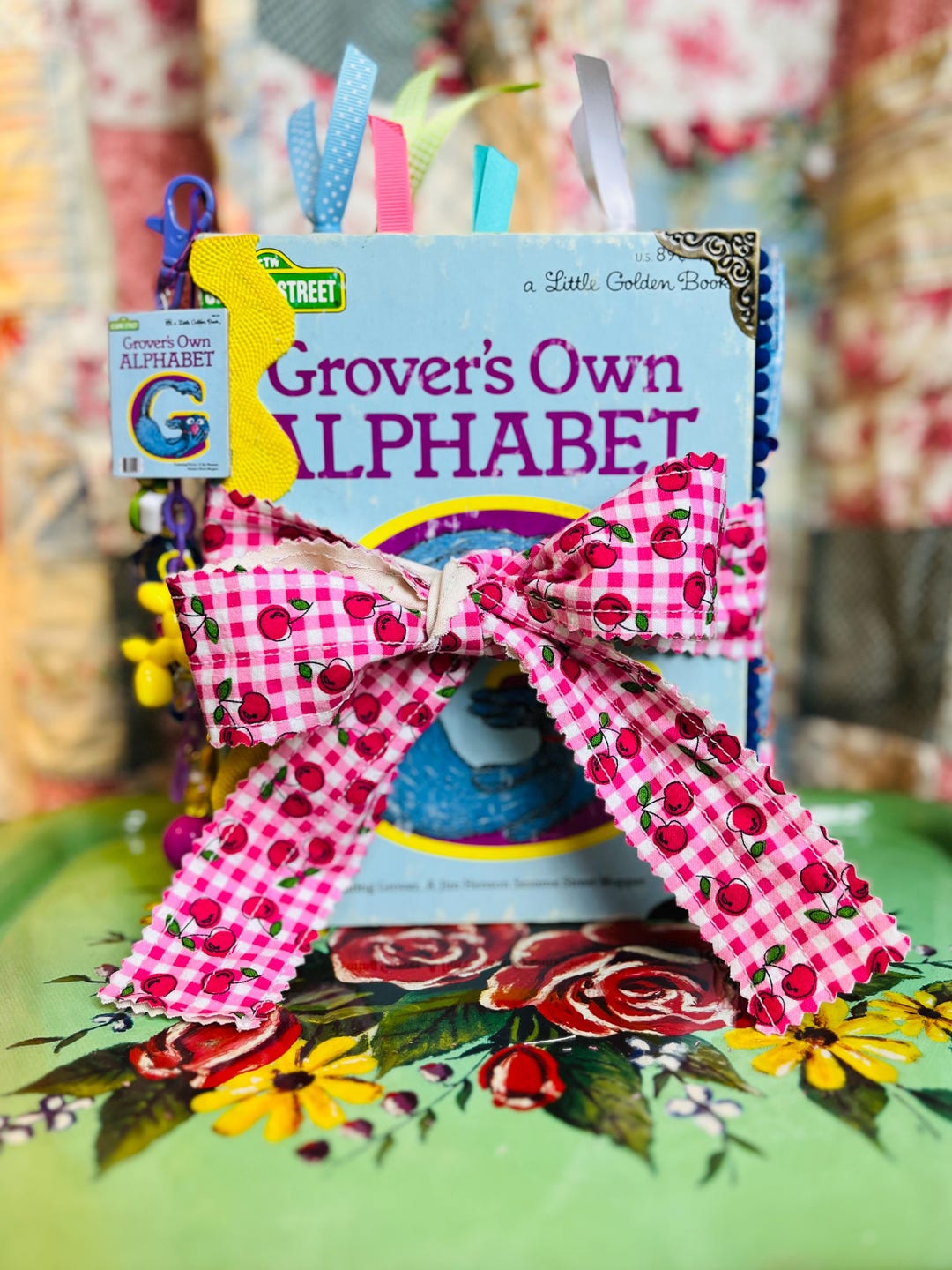 Grover's Own Alphabet Little Golden Book Altered Page Junk Journal ...