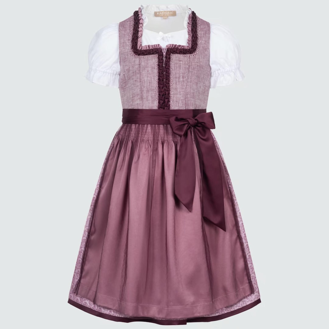 Children’s Dirndl Maryanne – Girls Traditional German Dress for ...