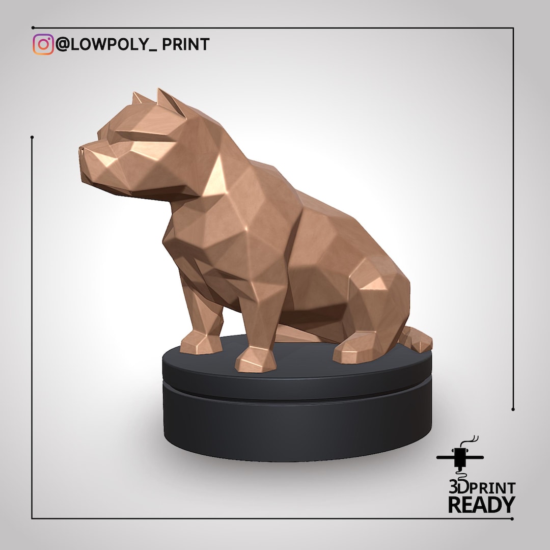 American Bully 3D Printable STL File – High Quality Digital Model for ...