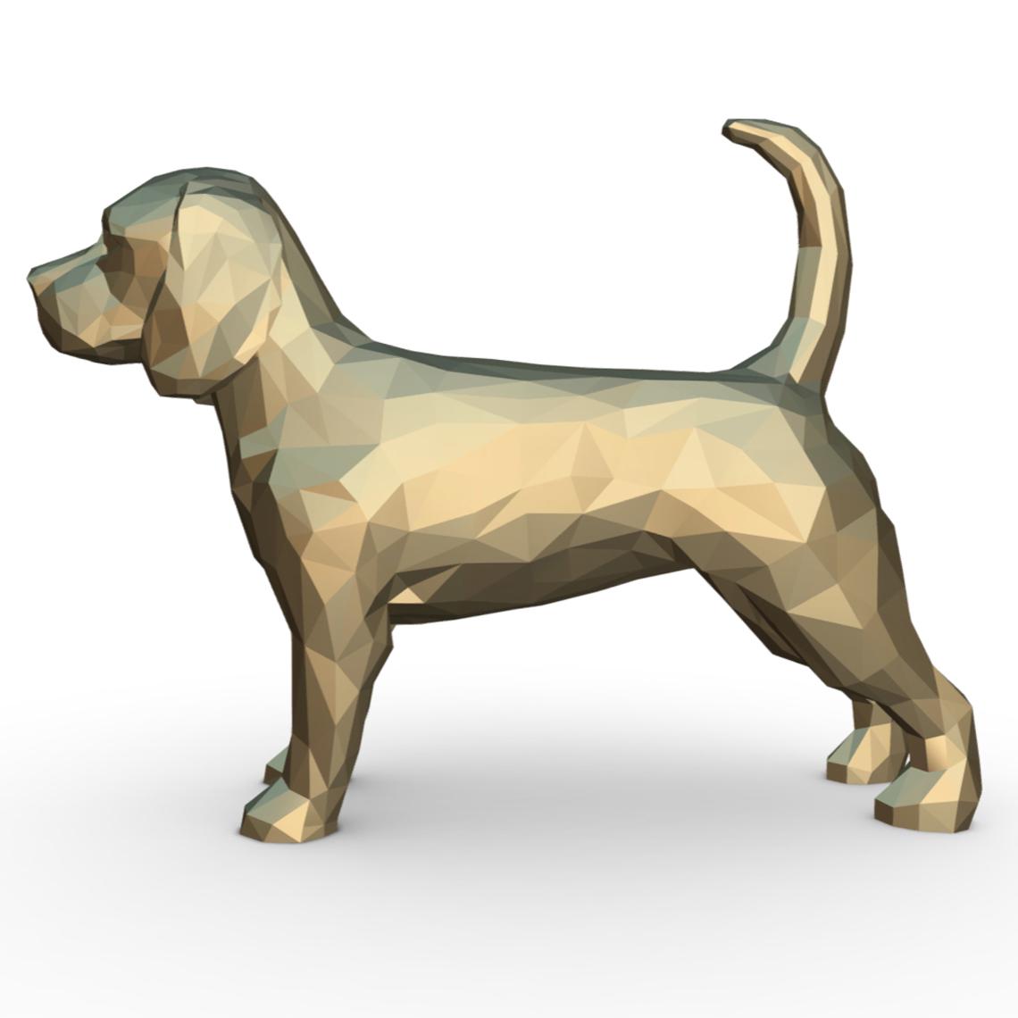 3D Print Ready STL – Beagle Dog, Instant Digital Download - Etsy