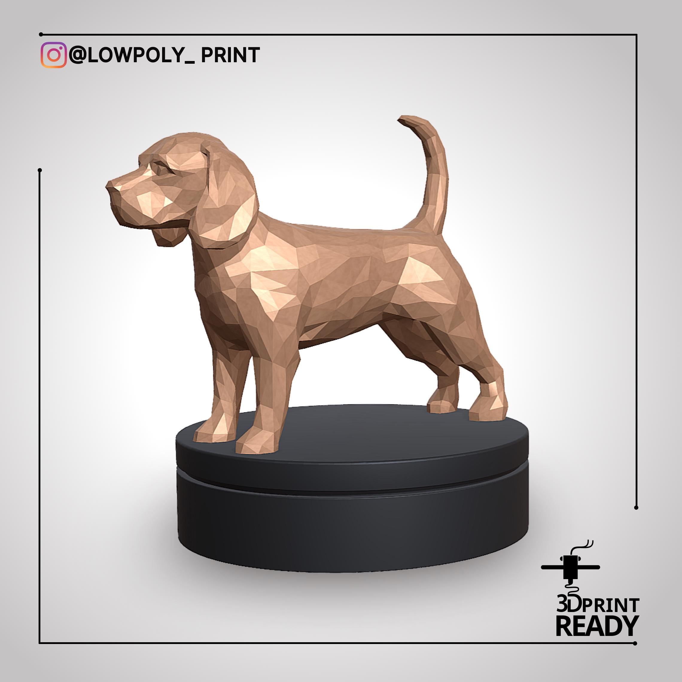 3D Print Ready STL – Beagle Dog, Instant Digital Download - Etsy