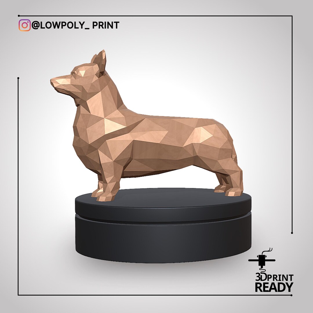STL File of Corgi Dog – 3D Model for Resin/fdm Printing - Etsy