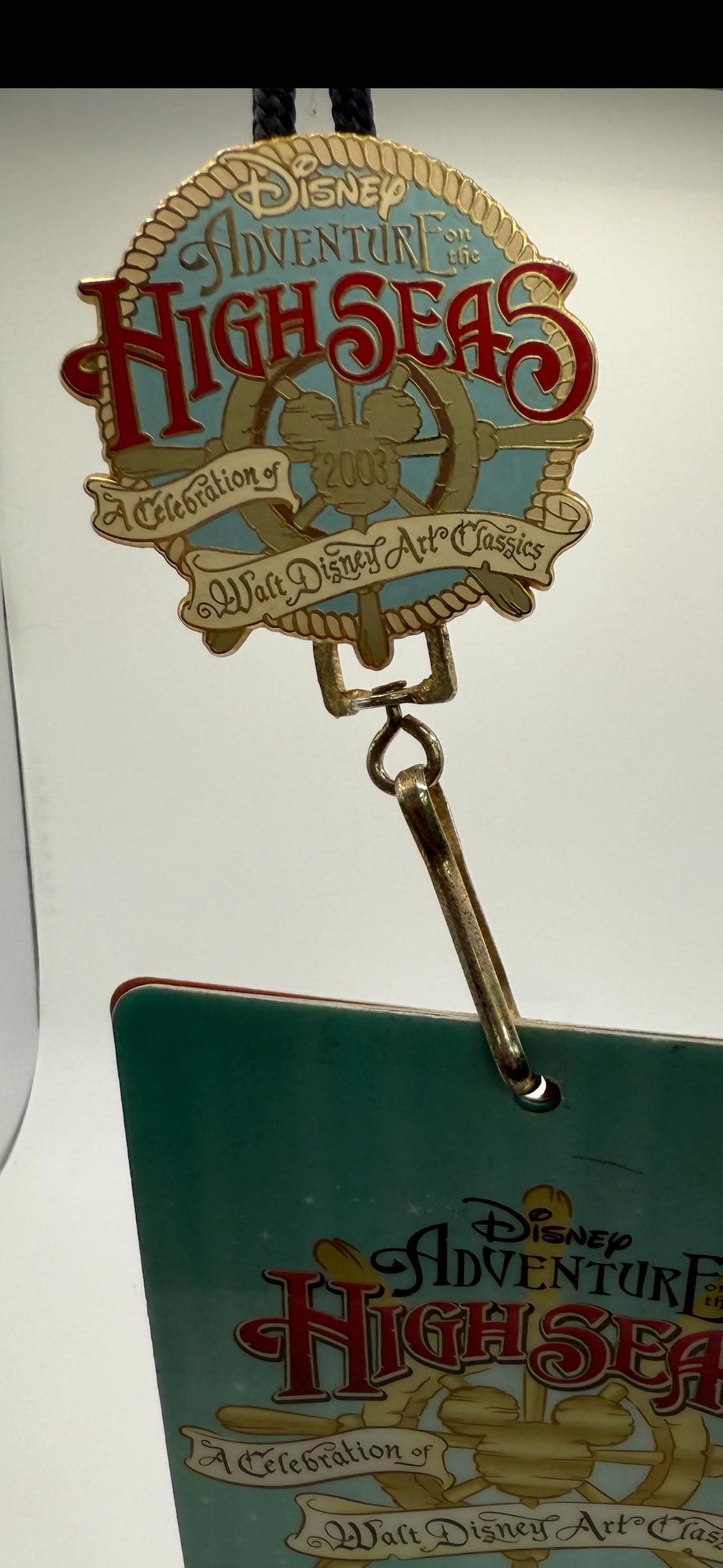 Vintage Disney Art Classics Cruise Lanyard and Pin. Signed by Disney ...