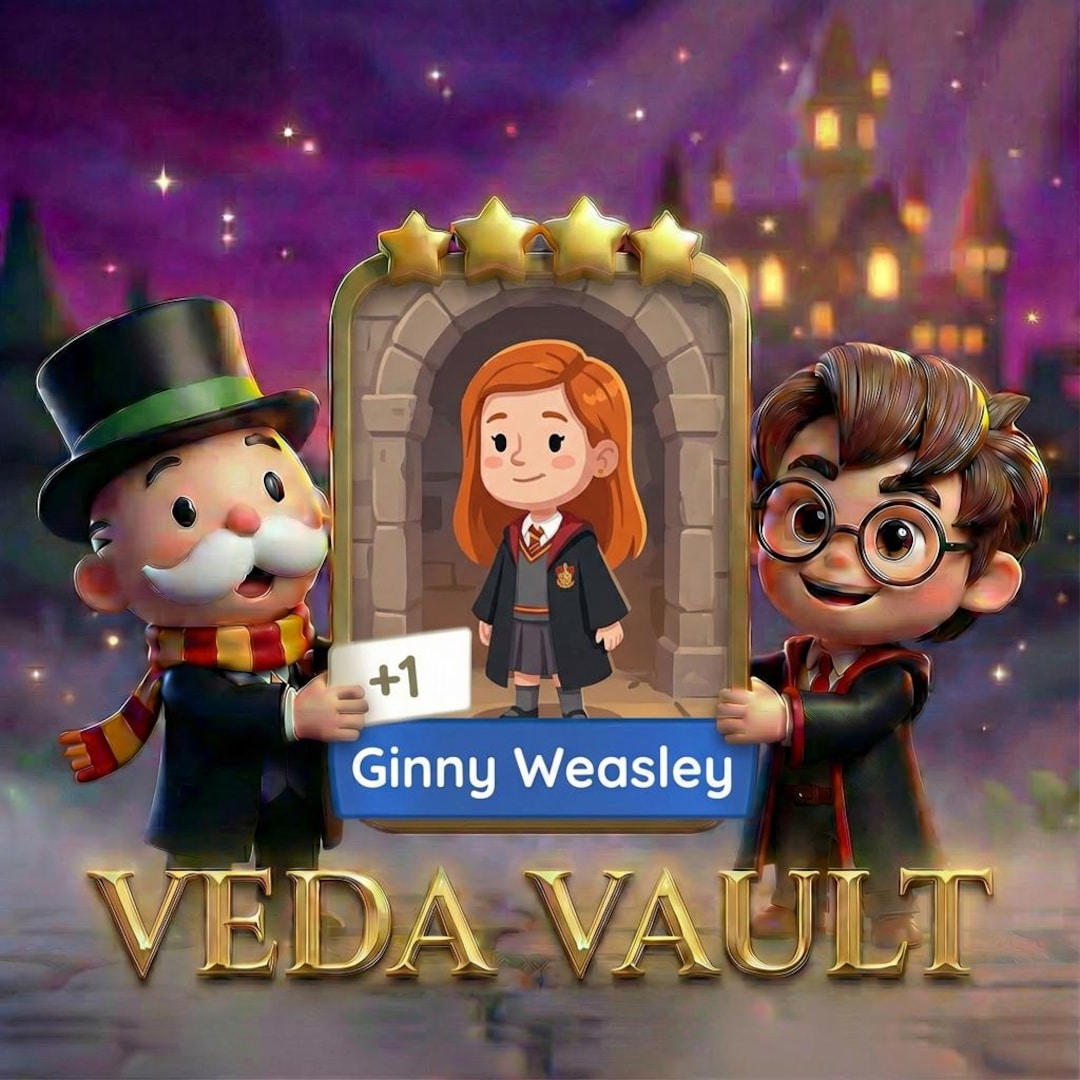 Ginny Weasley - Monopoly_go Sticker 4 Star - Harry Potter GO Album ...