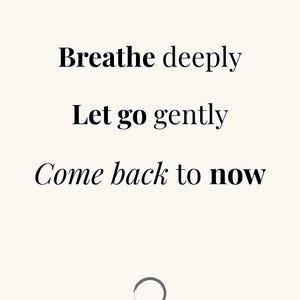 Breathe Printable Wall Art – Minimalist Mindfulness Quote Poster – Calm ...