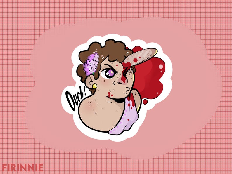 STICKER GLOSSY Greek Mythology HYACINTHUS Lover of Apollo by Firinnie ...