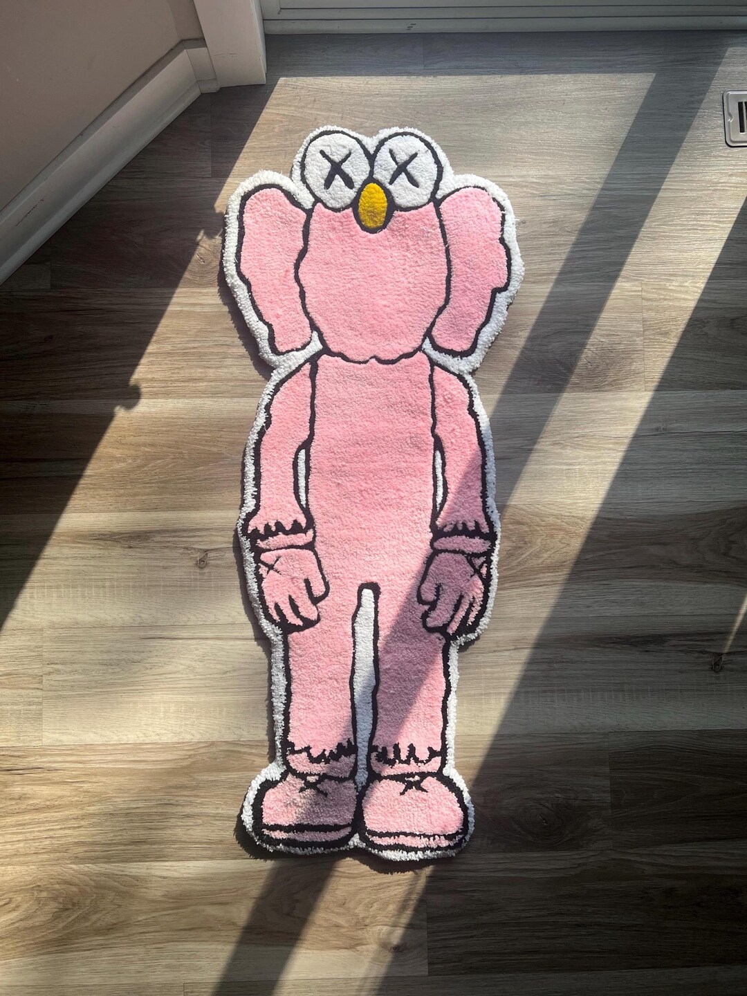 Kaws Tufted Rug - Fluffy Custom Rug, Handmade Tuft Rug, Handmade Gift ...