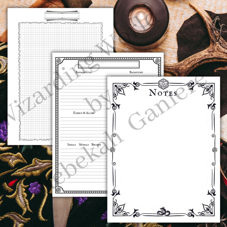 The Ultimate Dungeon Master Notebook Digital Download PDF - Etsy