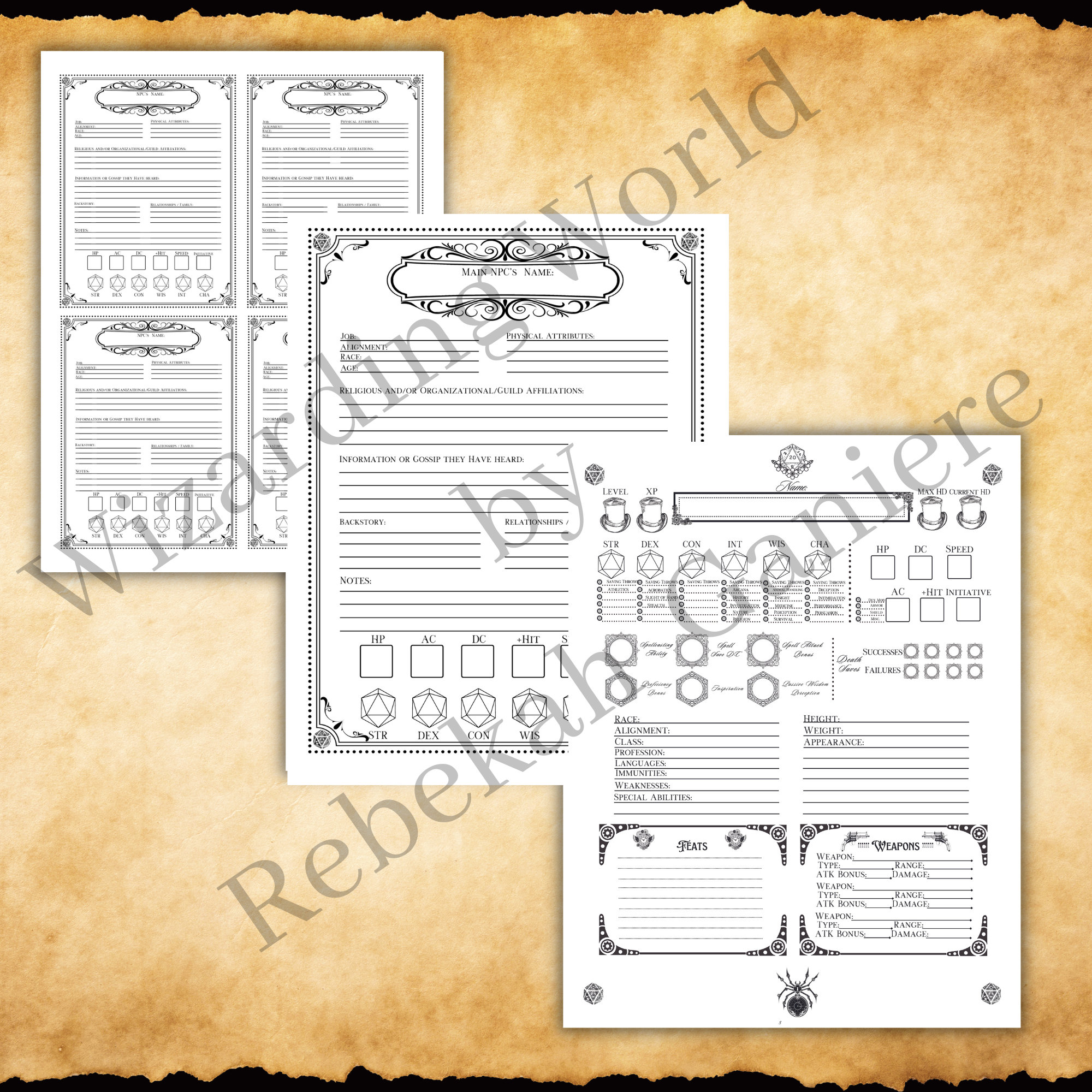 Digital Steampunk Dungeon Master Journal PDF Download - Etsy