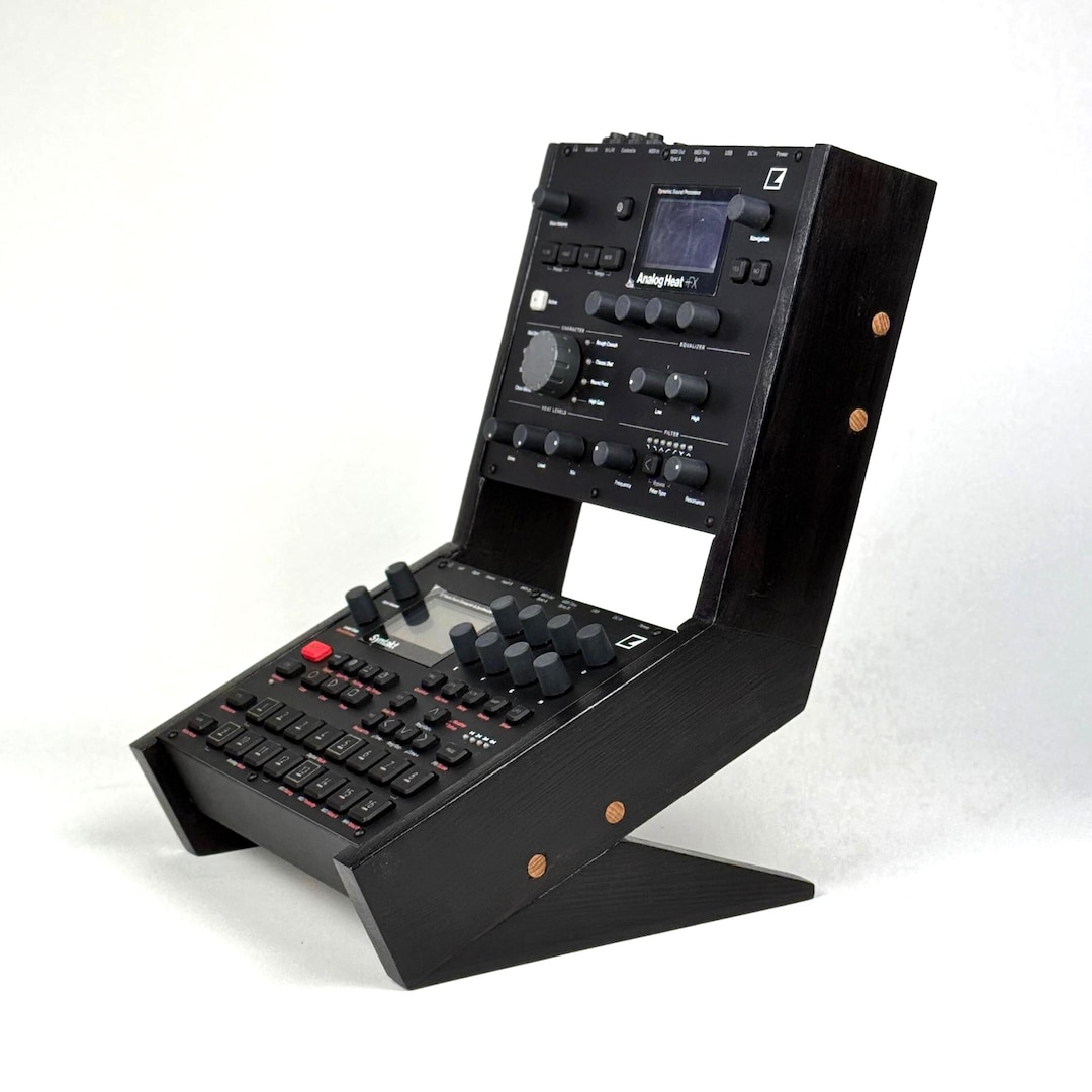 2-tier Elektron Stand - Handmade Solid Wood Stand for Digitakt ...