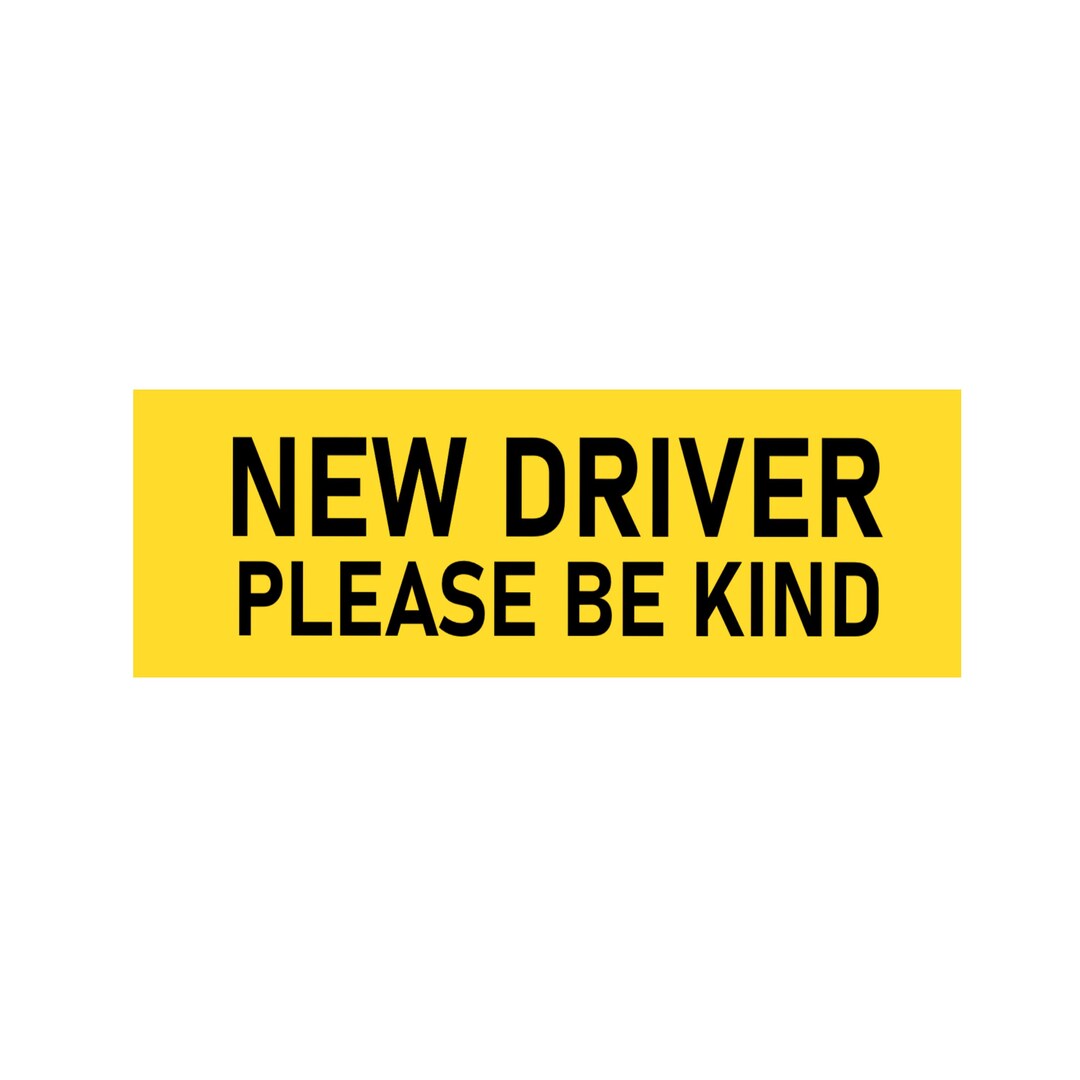 New Driver Please Be Kind - Bumper Sticker - Etsy