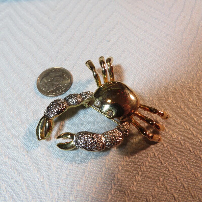 Crab Pin - Etsy