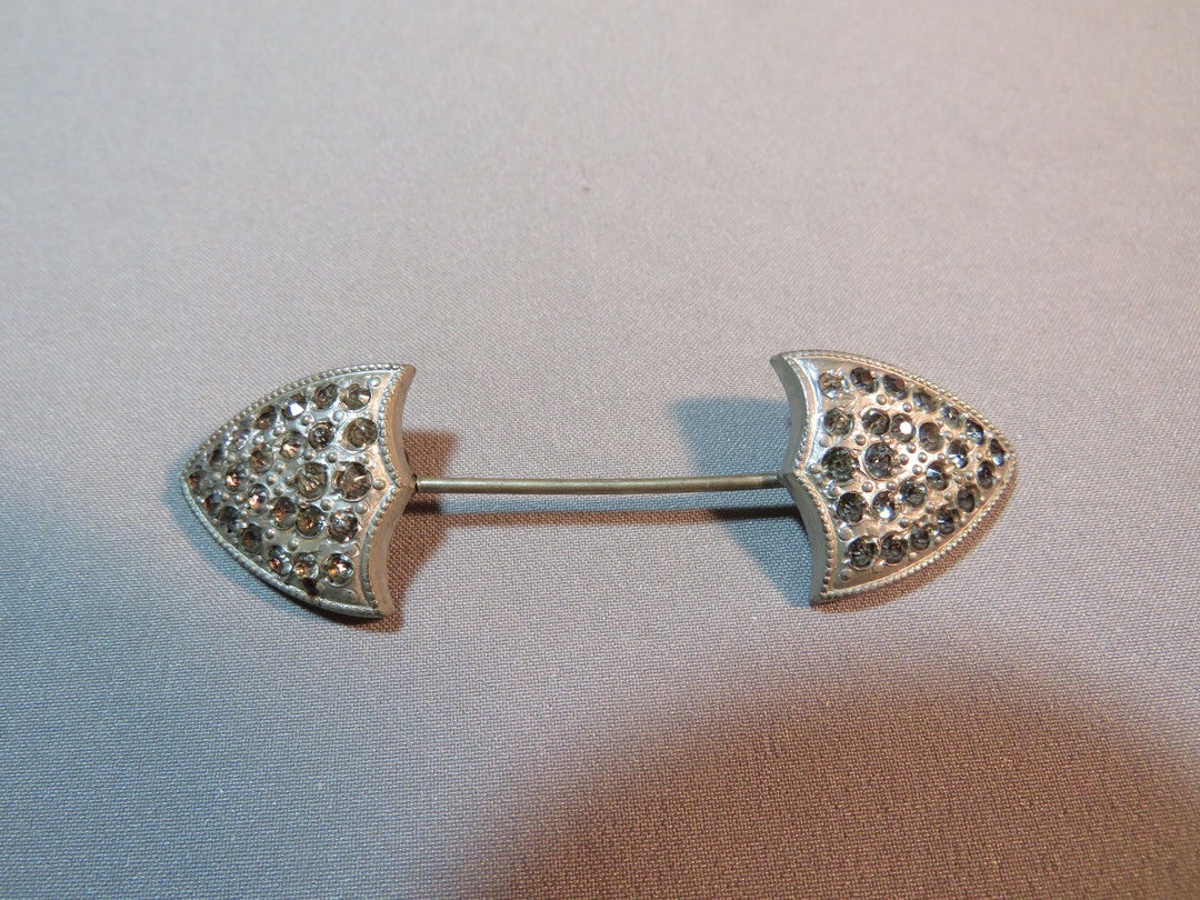 Vintage 1930s Art Deco Rhinestone Stick Pin 1904 - Etsy