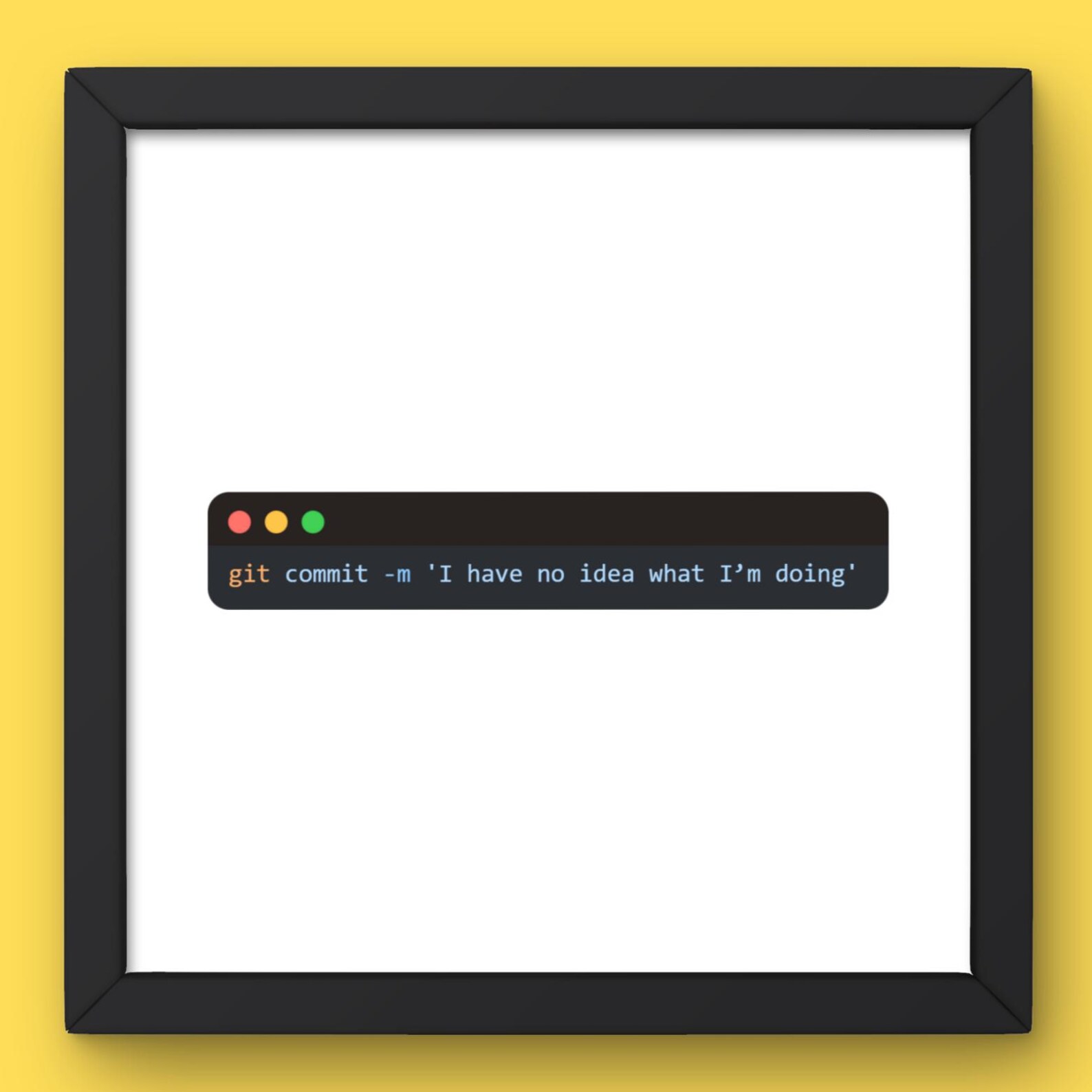 Funny Git Commit Poster for Developers Coding Wall Art - Etsy