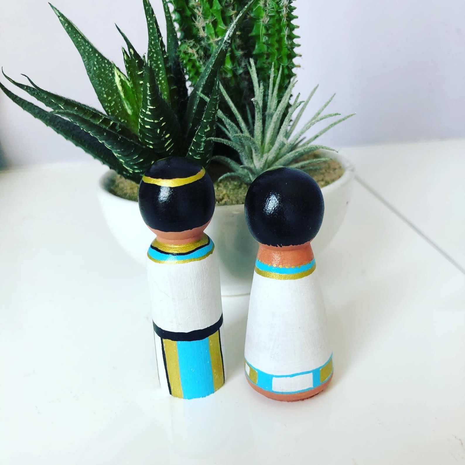 Egyptian Peg Dolls - Etsy UK