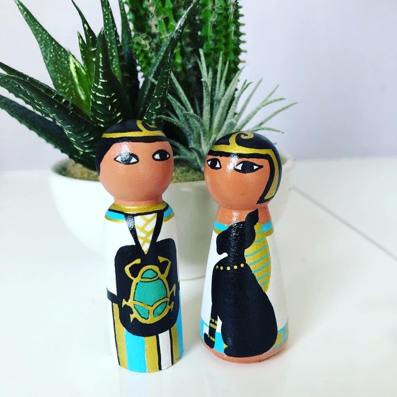 Egyptian Peg Dolls - Etsy UK