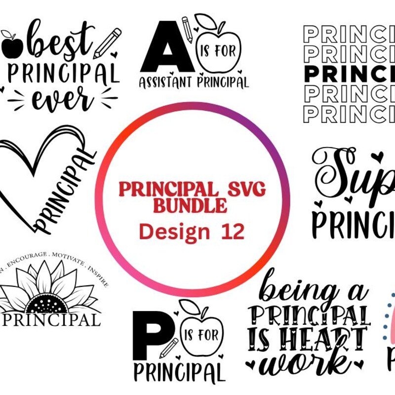Principal Svg - Etsy