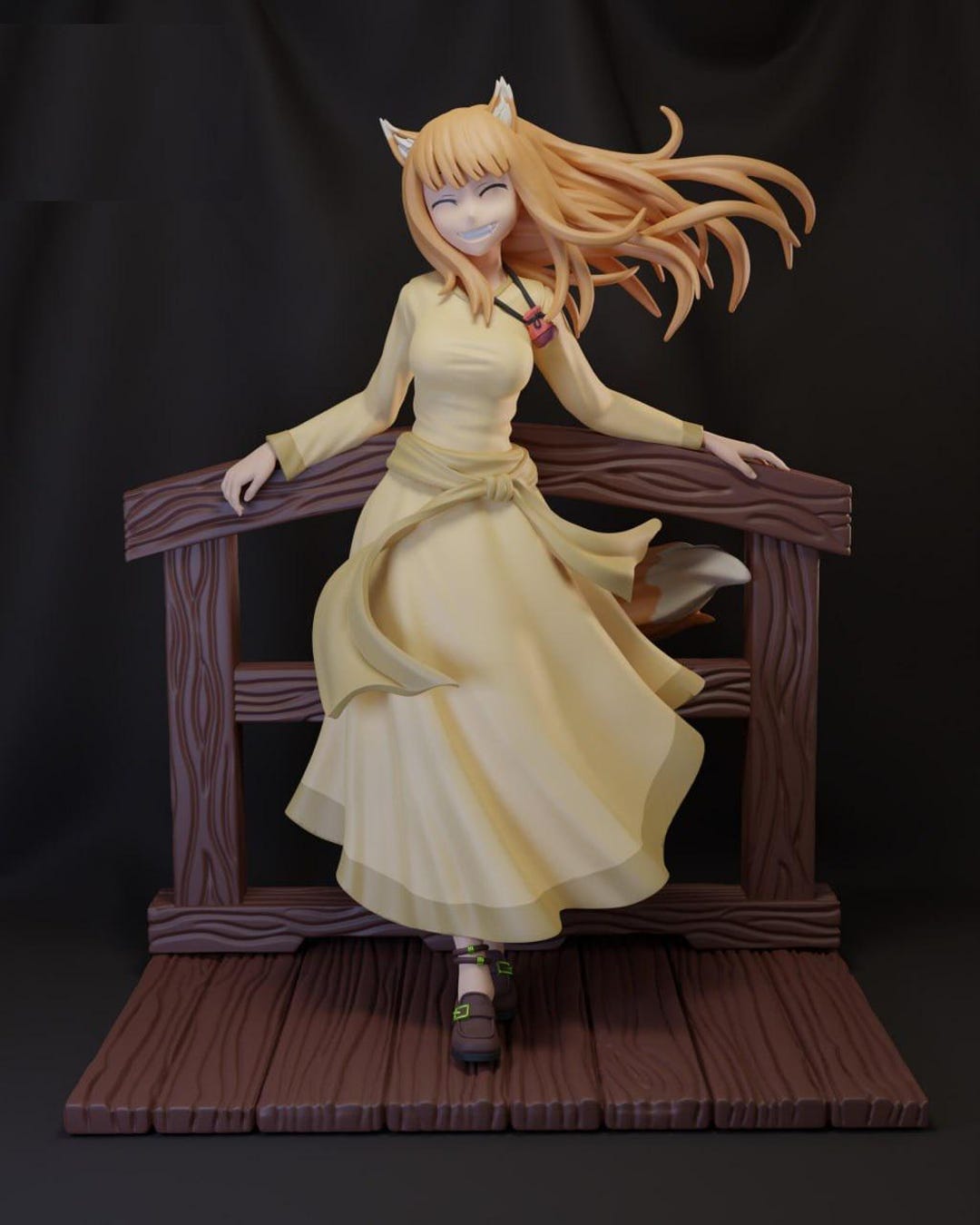 Holo (spice & Wolf) - STL Model for Resin Printer Figure 3D Printing ...