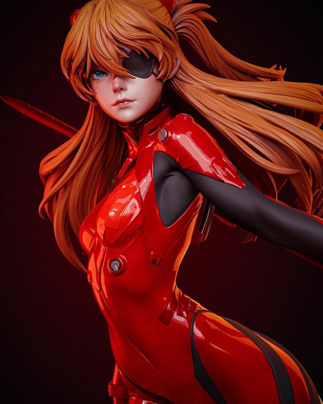 Asuka (neon Evangelion) - STL Model for Resin Printer Figure 3D ...