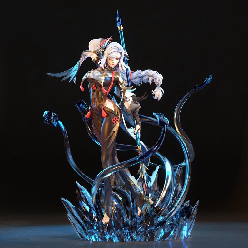 Shenhe (genshin Impact) - STL Model for Resin Printer Figure 3D ...