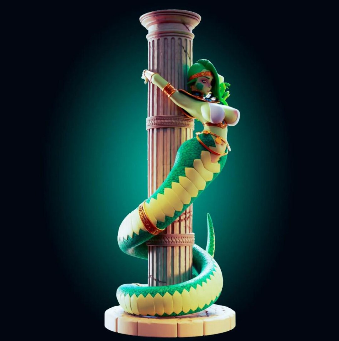 Medusa - STL Model for Resin Printer Figure 3D Printing - High Quality ...