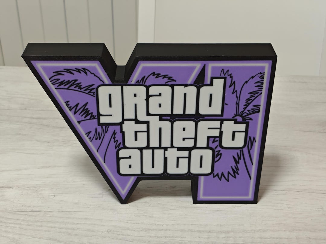 GTA VI LED Gamer Lamp - Etsy