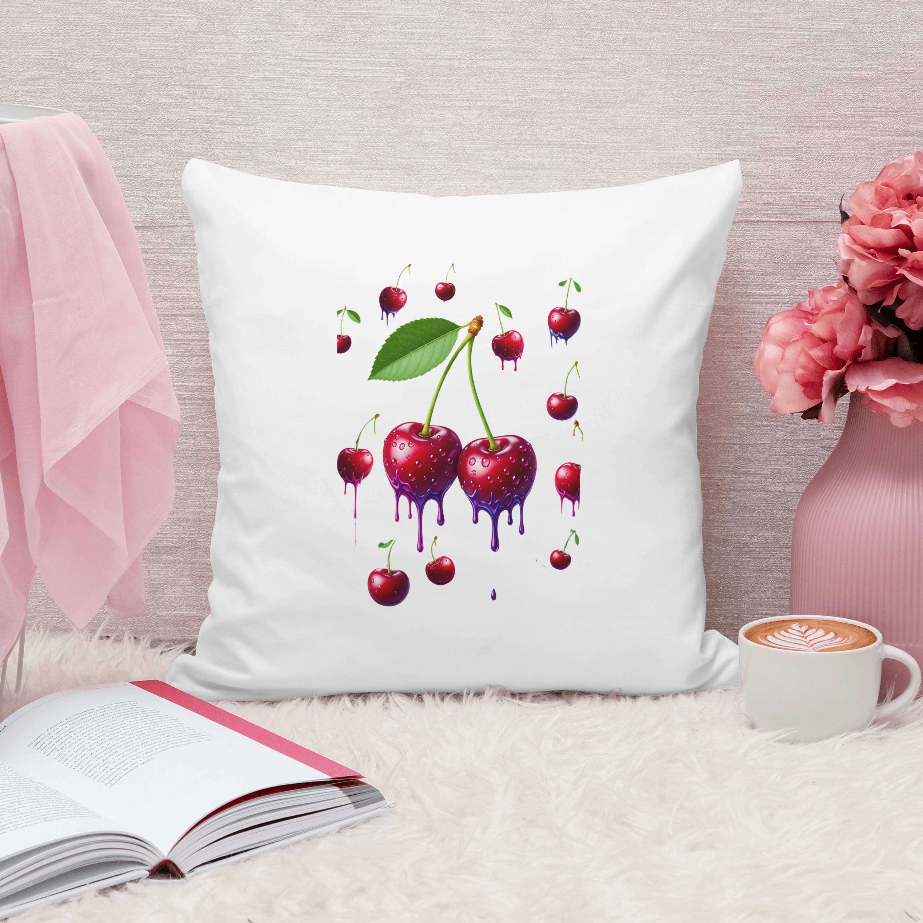 Dripping Cherries Digital Wall Art | Fruit Space Theme | Digital ...