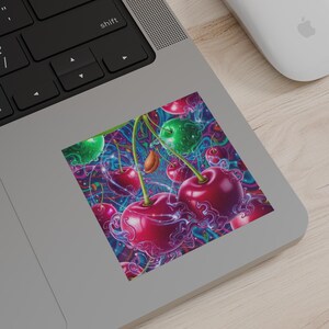 Dancing Cherries Digital Wall Art | Fruit Space Theme | Digital ...