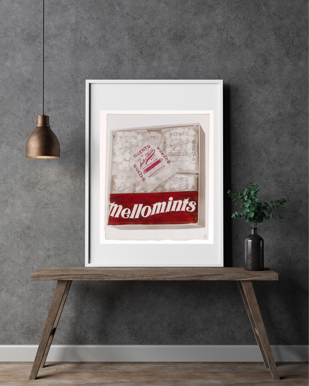 Candy Art Print, Printable Wall Art, 1910s Vintage American Candy ...