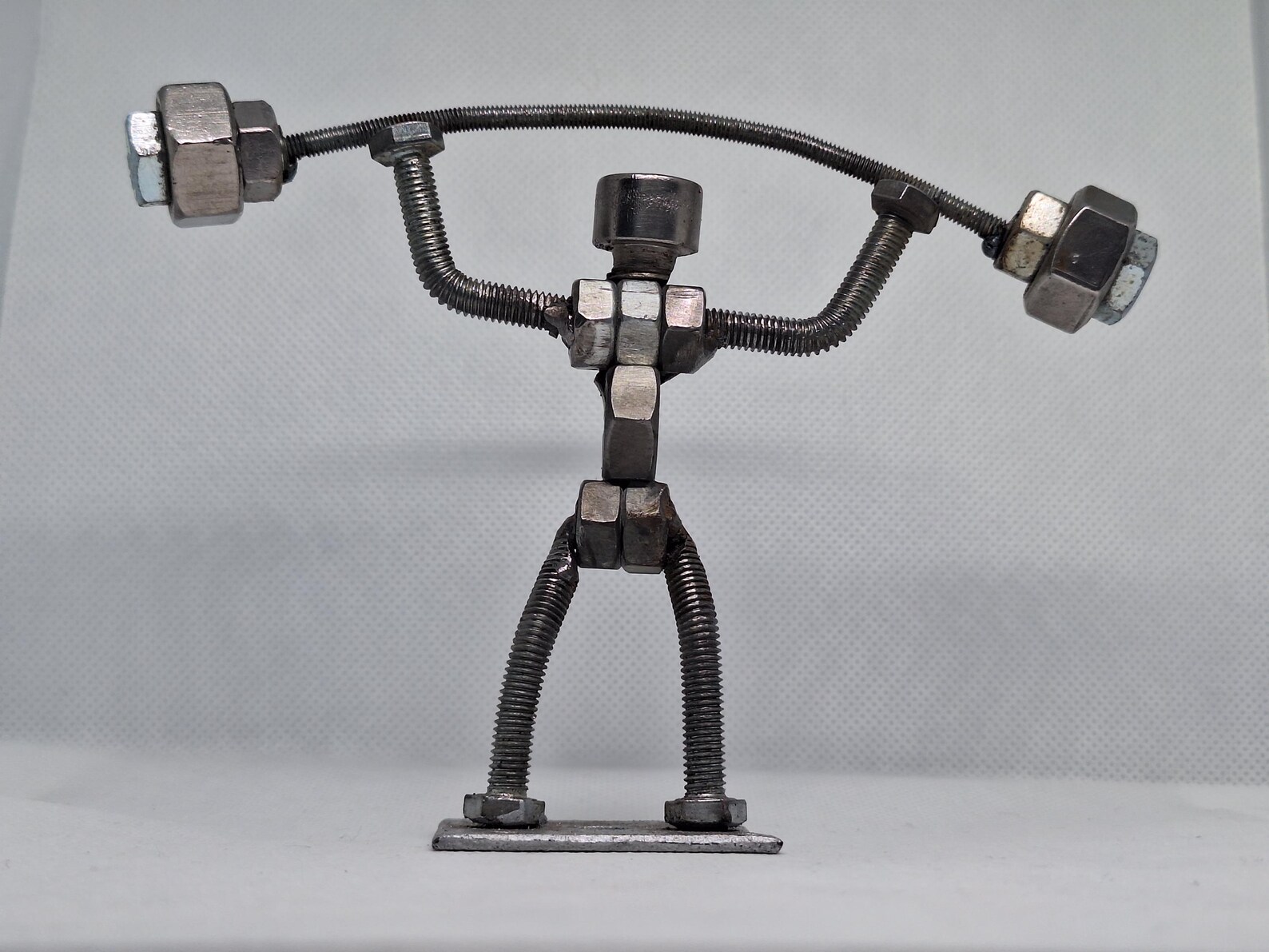The Weightlifter - Metal Art - Etsy UK