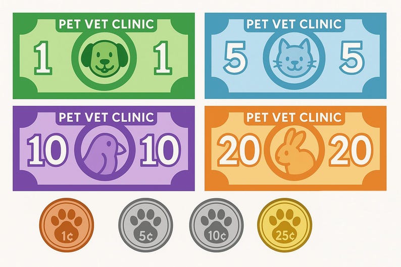 Pet Vet Clinic Pretend Play Kit – Digital Download - Etsy