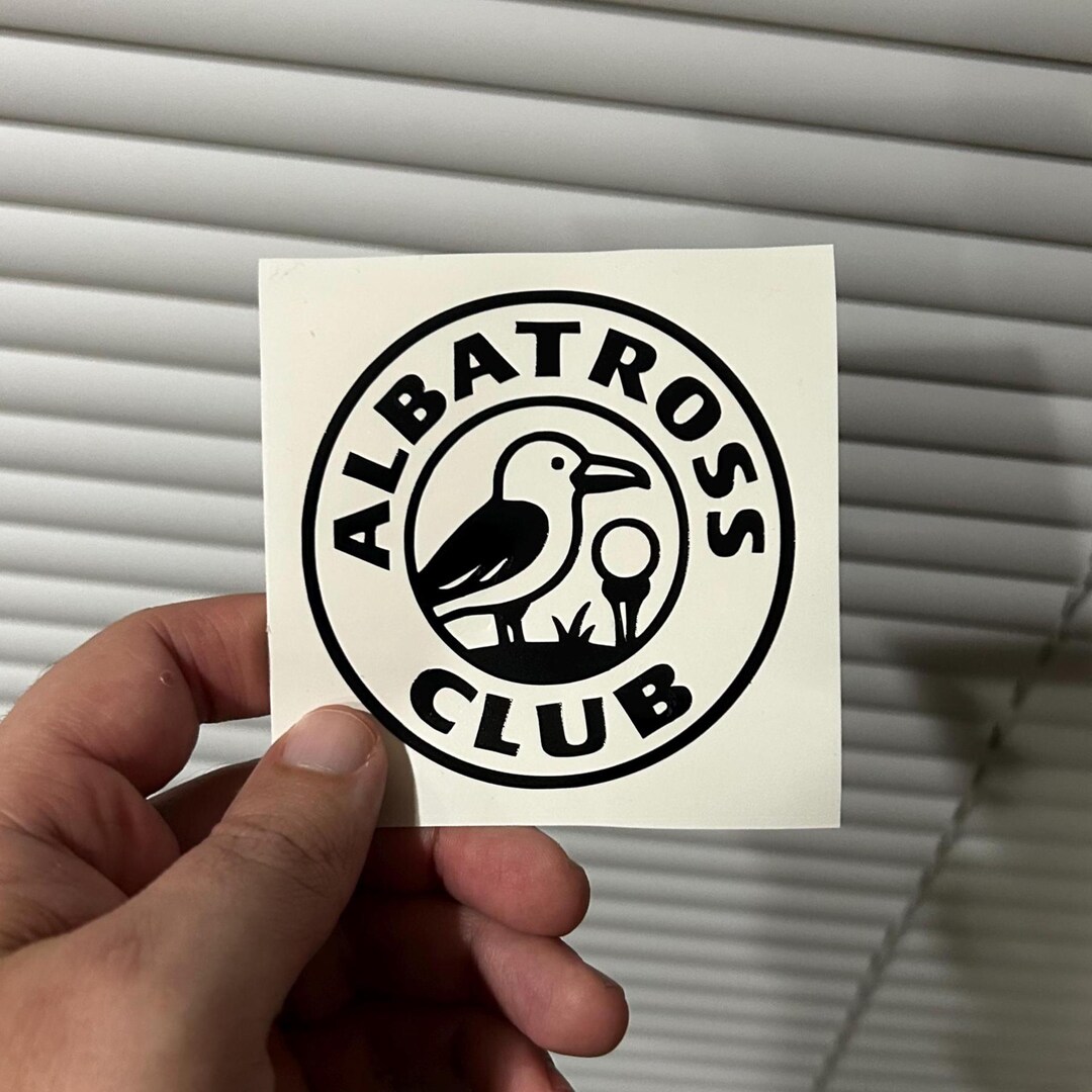 Albatross Club Golf Decal: Achievement Merit Badge Vinyl Sticker - Etsy