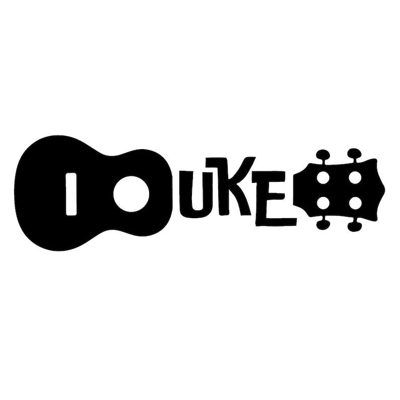 Ukulele Vinyl Decal Sticker - Etsy